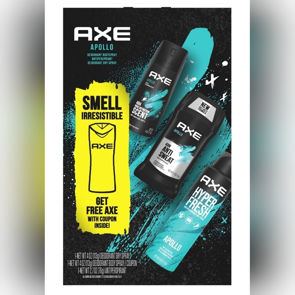 AXE | Grooming | Axe Mens Apollodeodorant Gift Pack 3 Pack | Poshmark